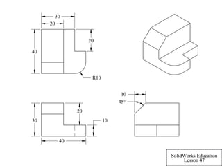 Solidworks basic drawing | PDF