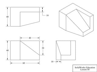Solidworks basic drawing | PDF