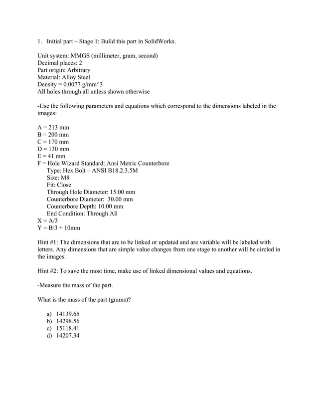 Solid works corporation cswp sample exam ( pdf_drive ) | PDF