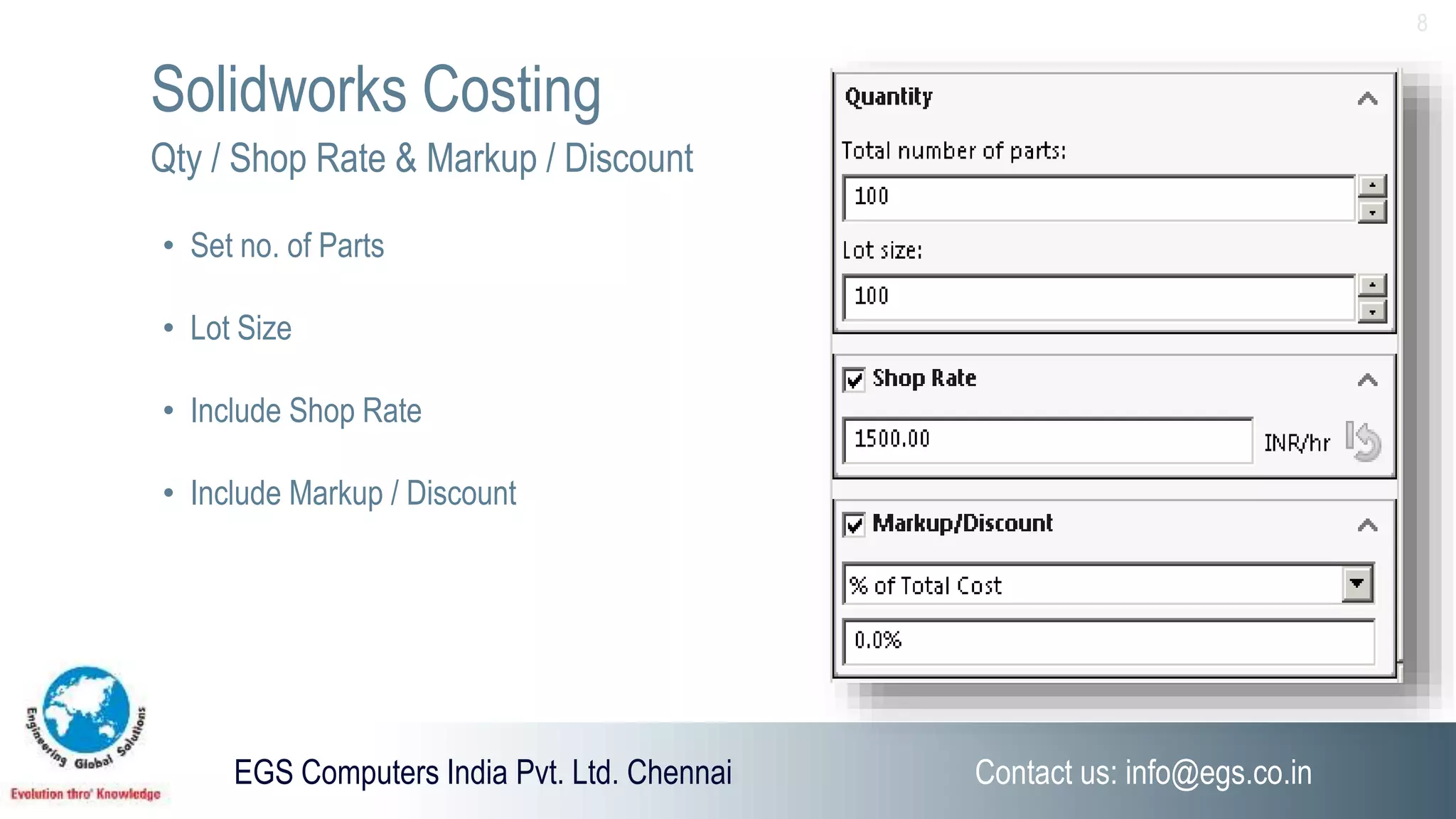 SOLIDWORKS Costing | PPTX