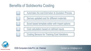 SOLIDWORKS Costing | PPTX