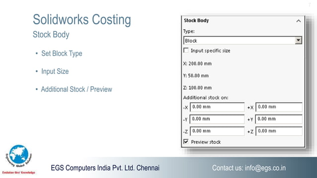 SOLIDWORKS Costing | PPTX