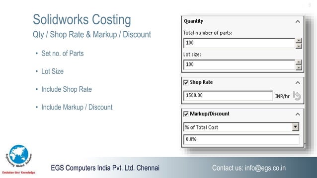 SOLIDWORKS Costing | PPTX