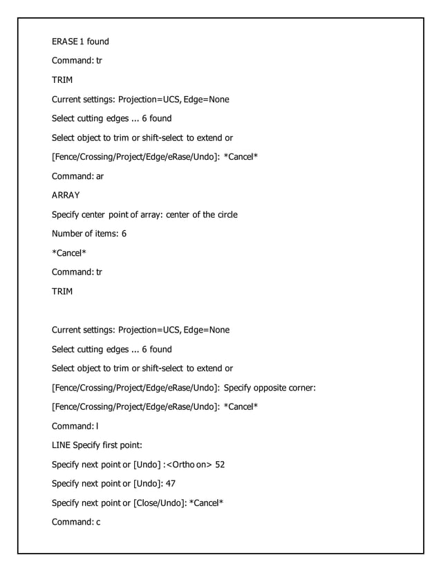 Solid works lab manual including auto cad | DOCX | 3-D Graphics | Computer Software and Applications