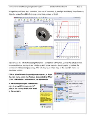 Solid works motion_tutorial_2010 | PDF | Computer Animation | Computer Software and Applications