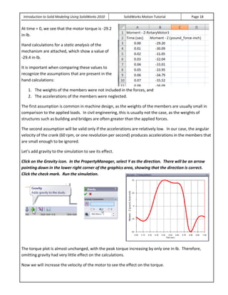 Solid Works Motion Tutorial 2010 Pdf