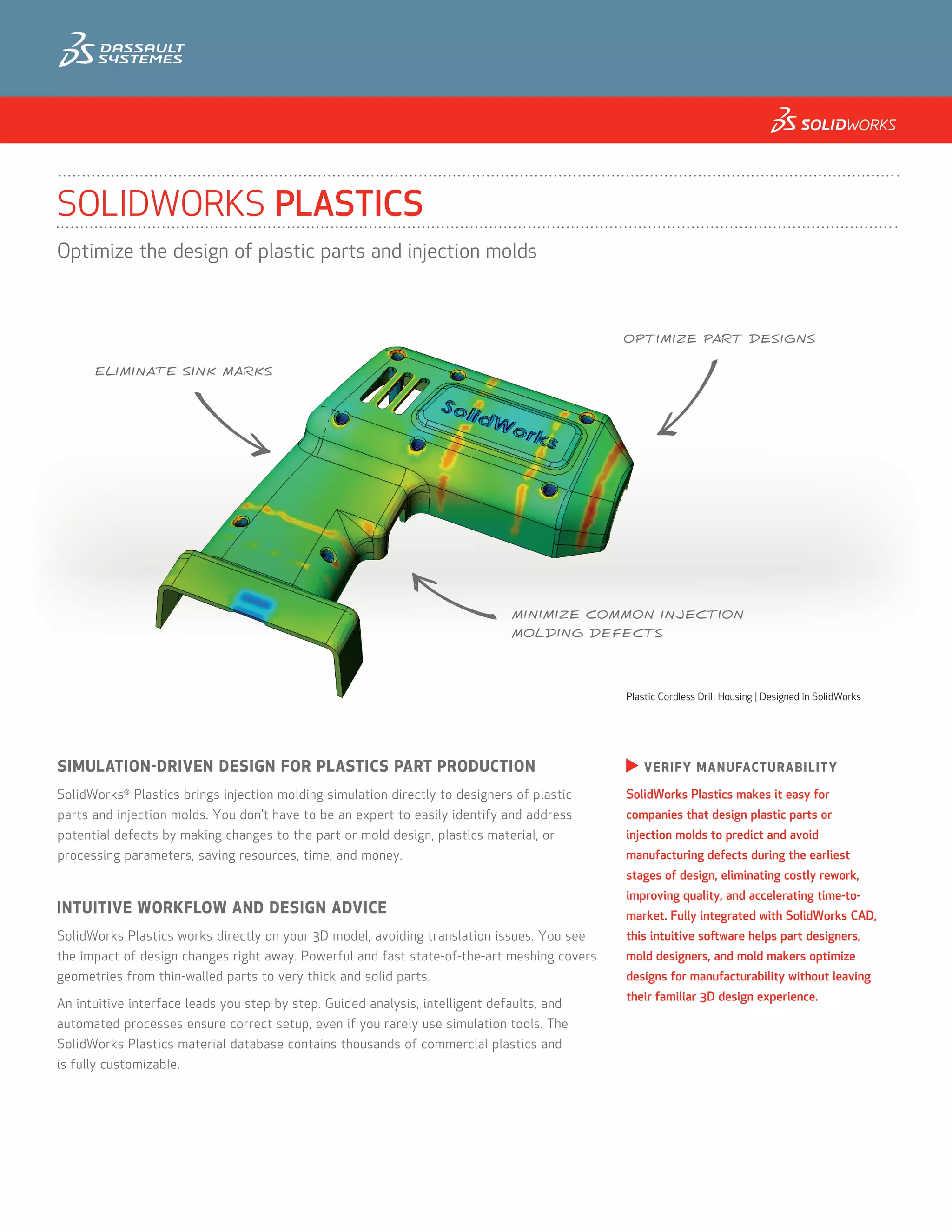 SolidWorks Plastics 2013 | PDF