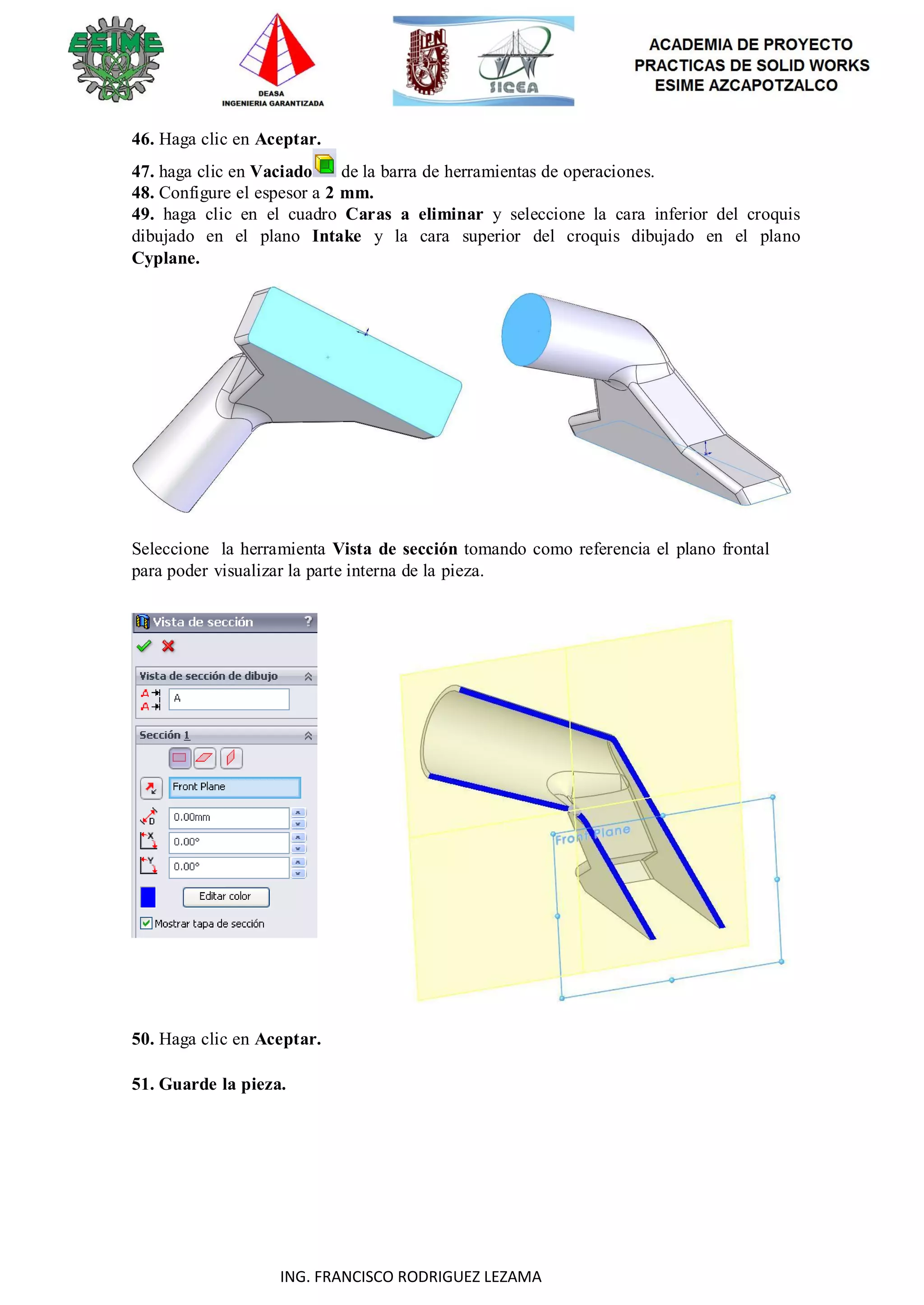 Practicas de Solidworks | PDF