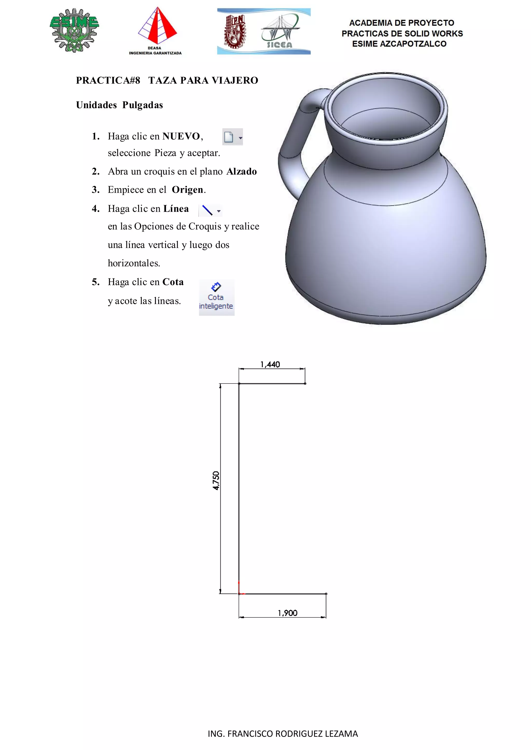 Practicas de Solidworks | PDF