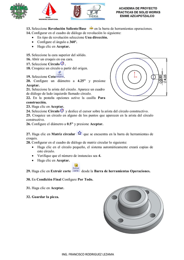 Practicas de Solidworks | PDF