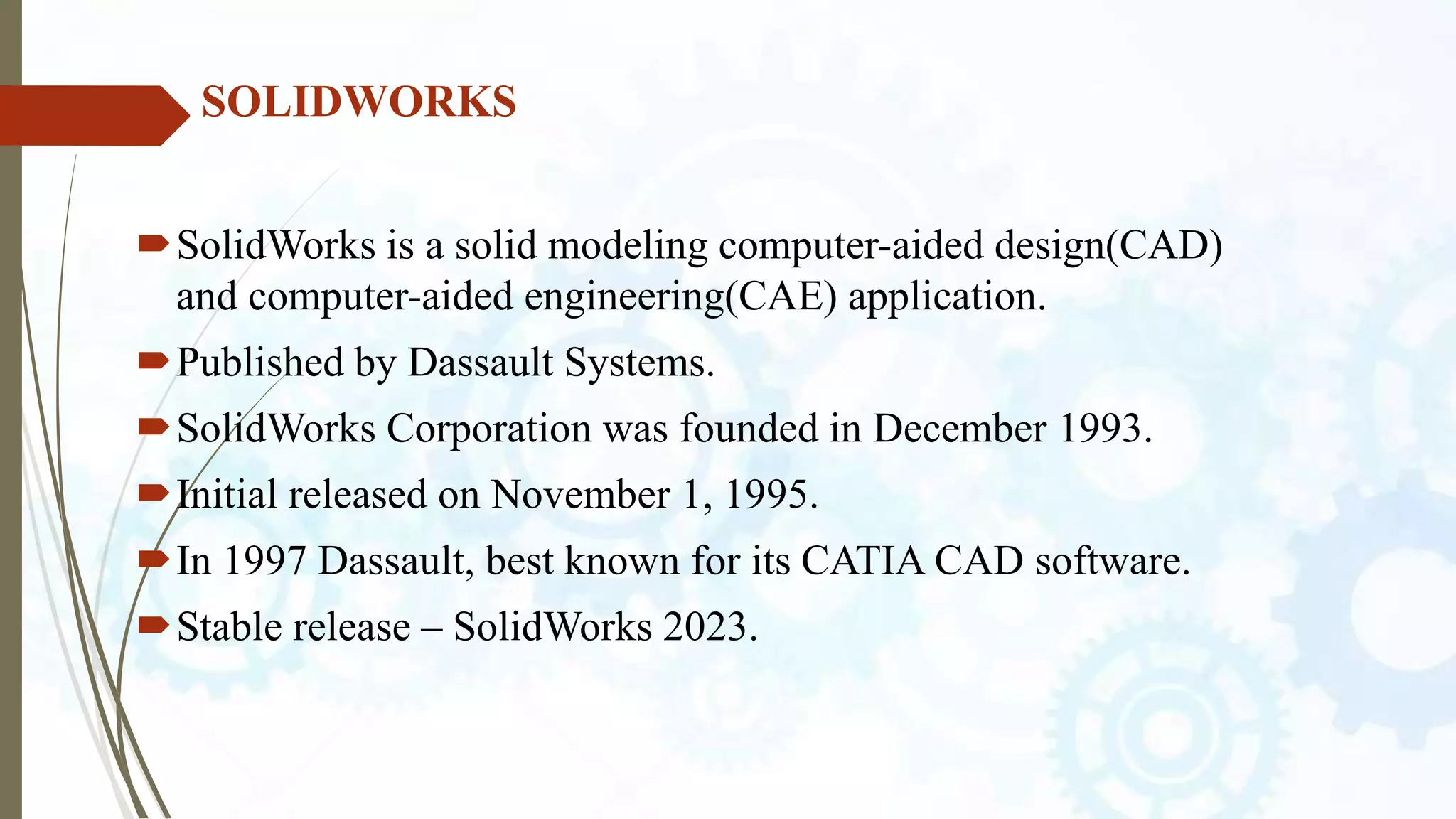 Solidworks Presentation | PPTX