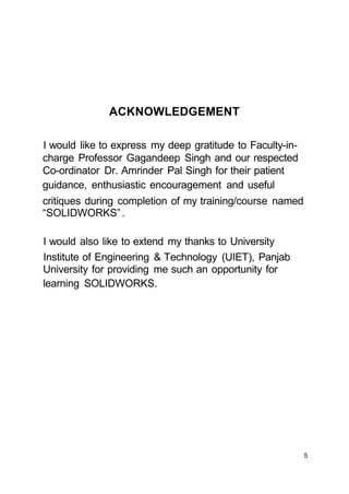 SolidWorks report.pptx | Computing | Technology & Computing