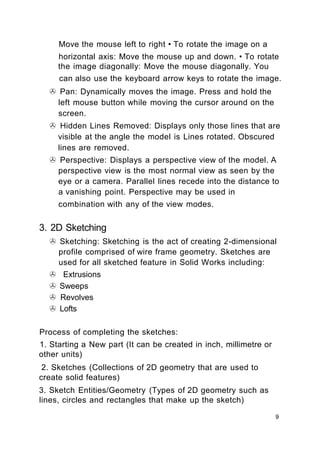SolidWorks report.pptx | Computing | Technology & Computing