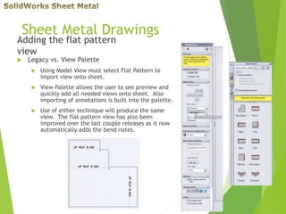 SolidWorks Sheet metal Design | PPTX