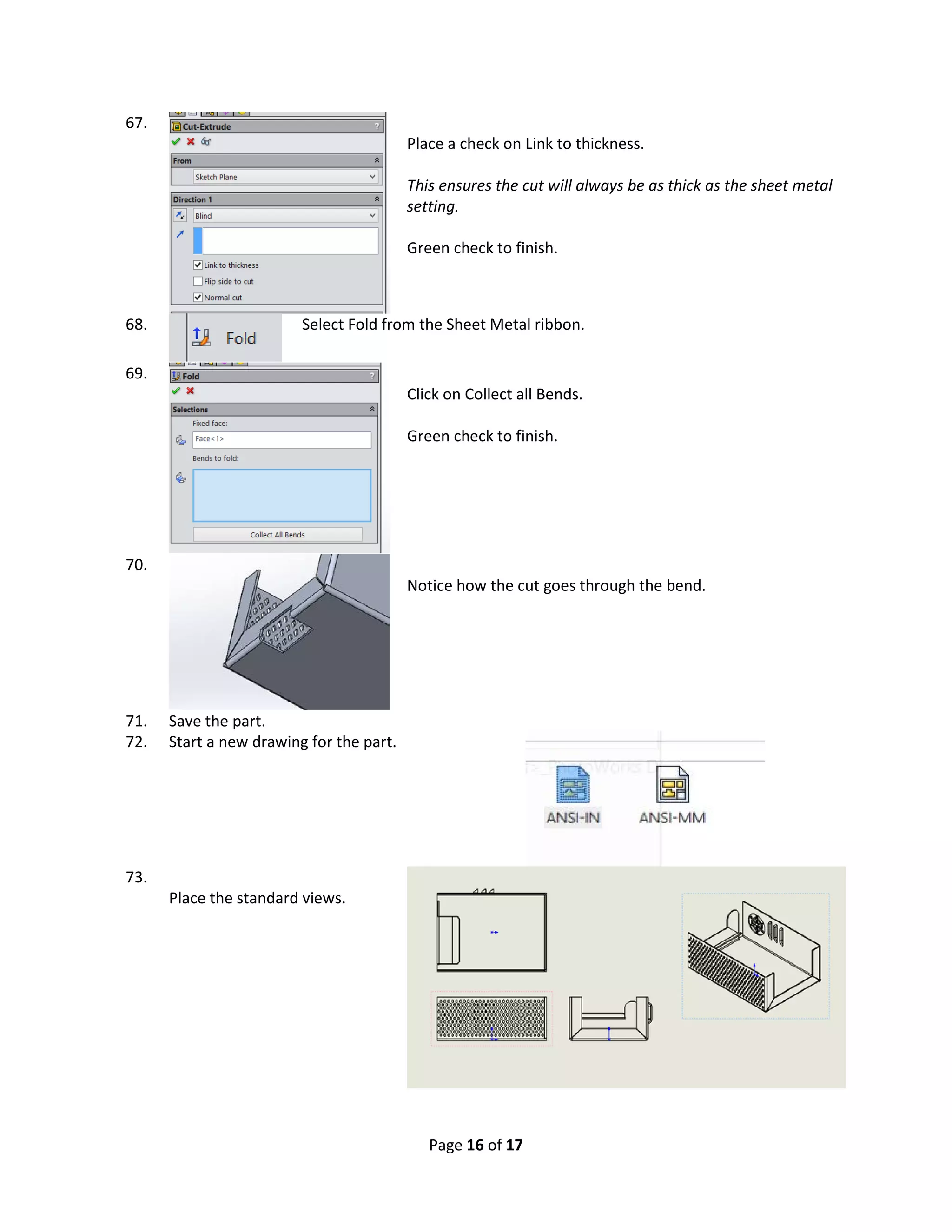 Solidworks sheet metal tutorial | PDF Solidworks sheet metal tutorial | PDF