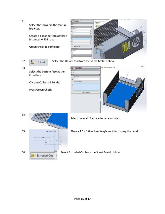 Solidworks sheet metal tutorial | PDF | Drawing and Sketching | Arts and Crafts