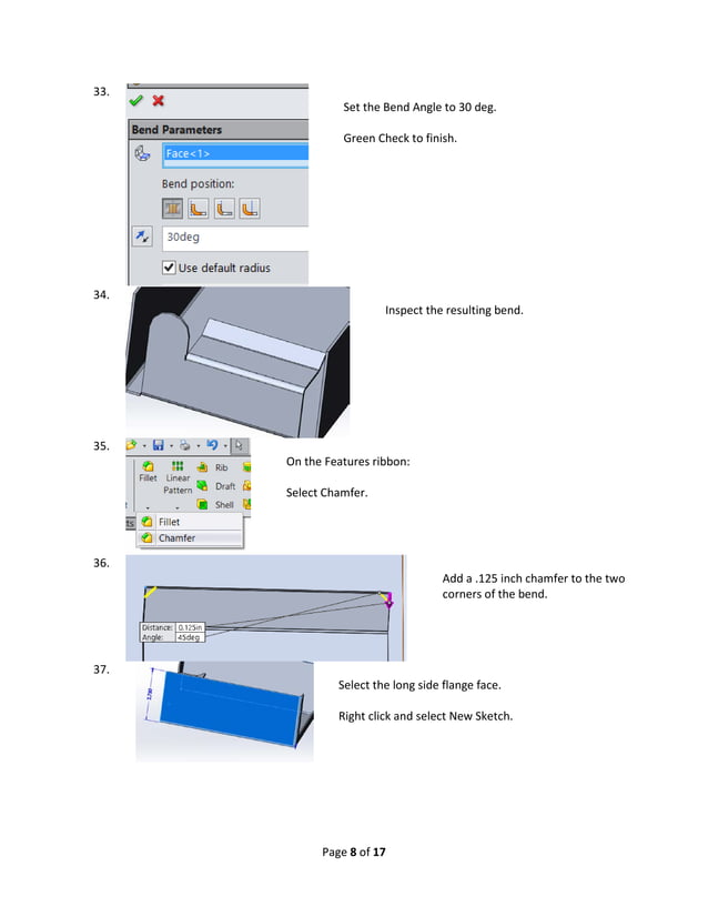 Solidworks sheet metal tutorial | PDF | Drawing and Sketching | Arts ...
