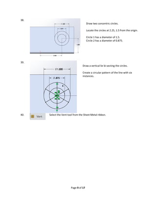 Solidworks sheet metal tutorial | PDF