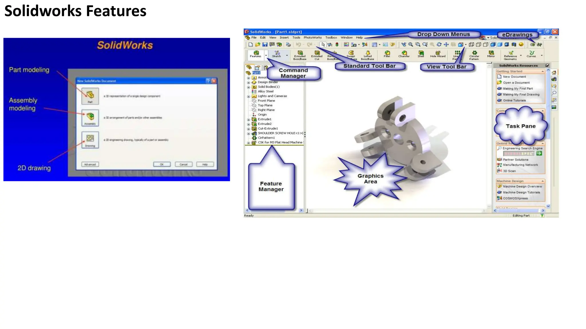 Solidworks slides_ppt2.pptx______________ | PPTX | Graphics Software | Computer Software and ...