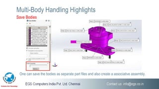 Ease your Design Tasks in Handling Multi-Bodies & Surfaces | PPT