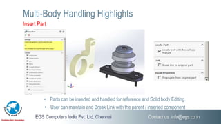Ease your Design Tasks in Handling Multi-Bodies & Surfaces | PPT