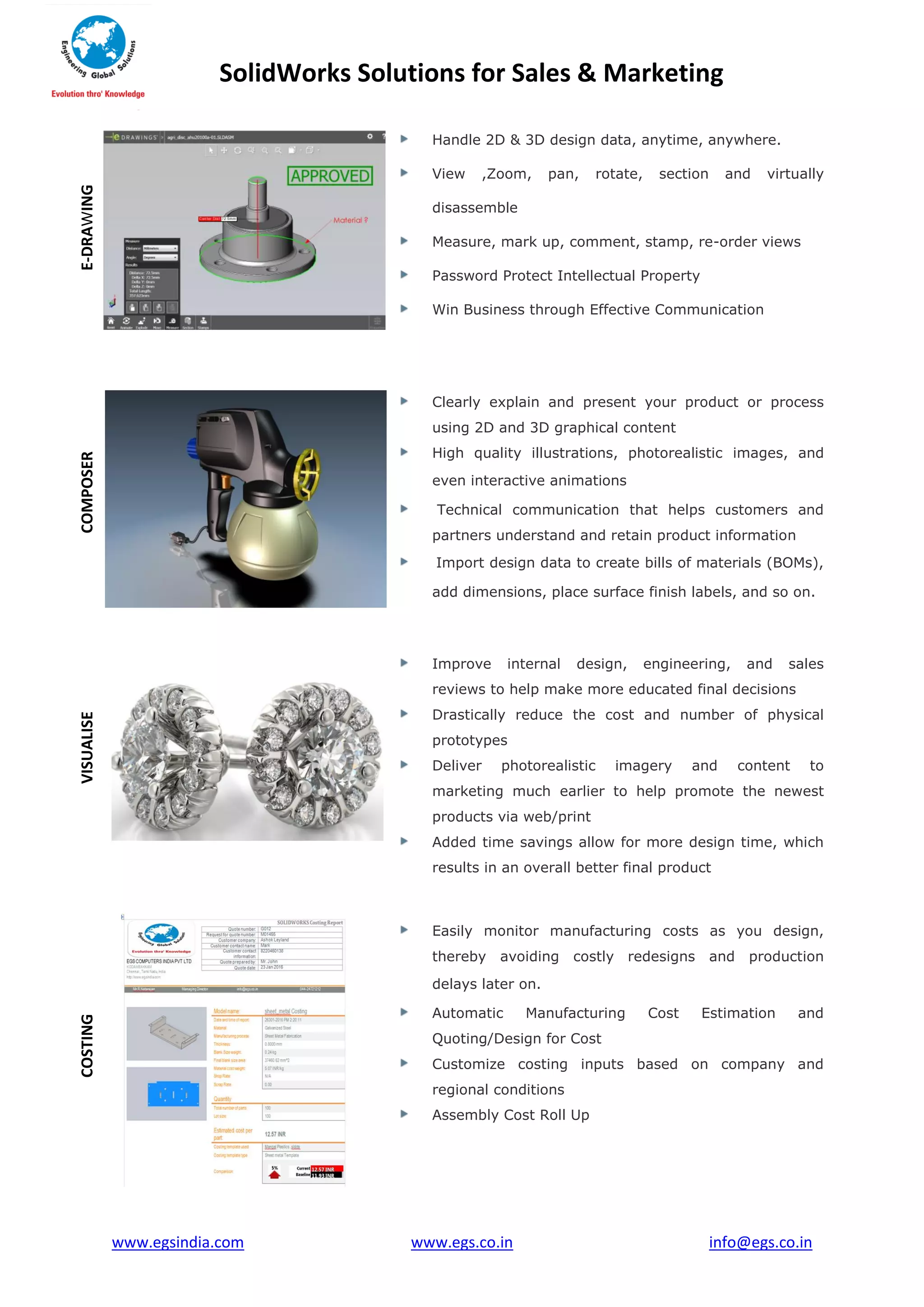 Solidworks solutions for sales and marketing | PDF
