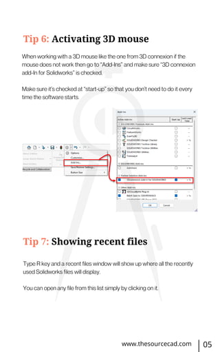 Solidworks tips - First edition.pdf