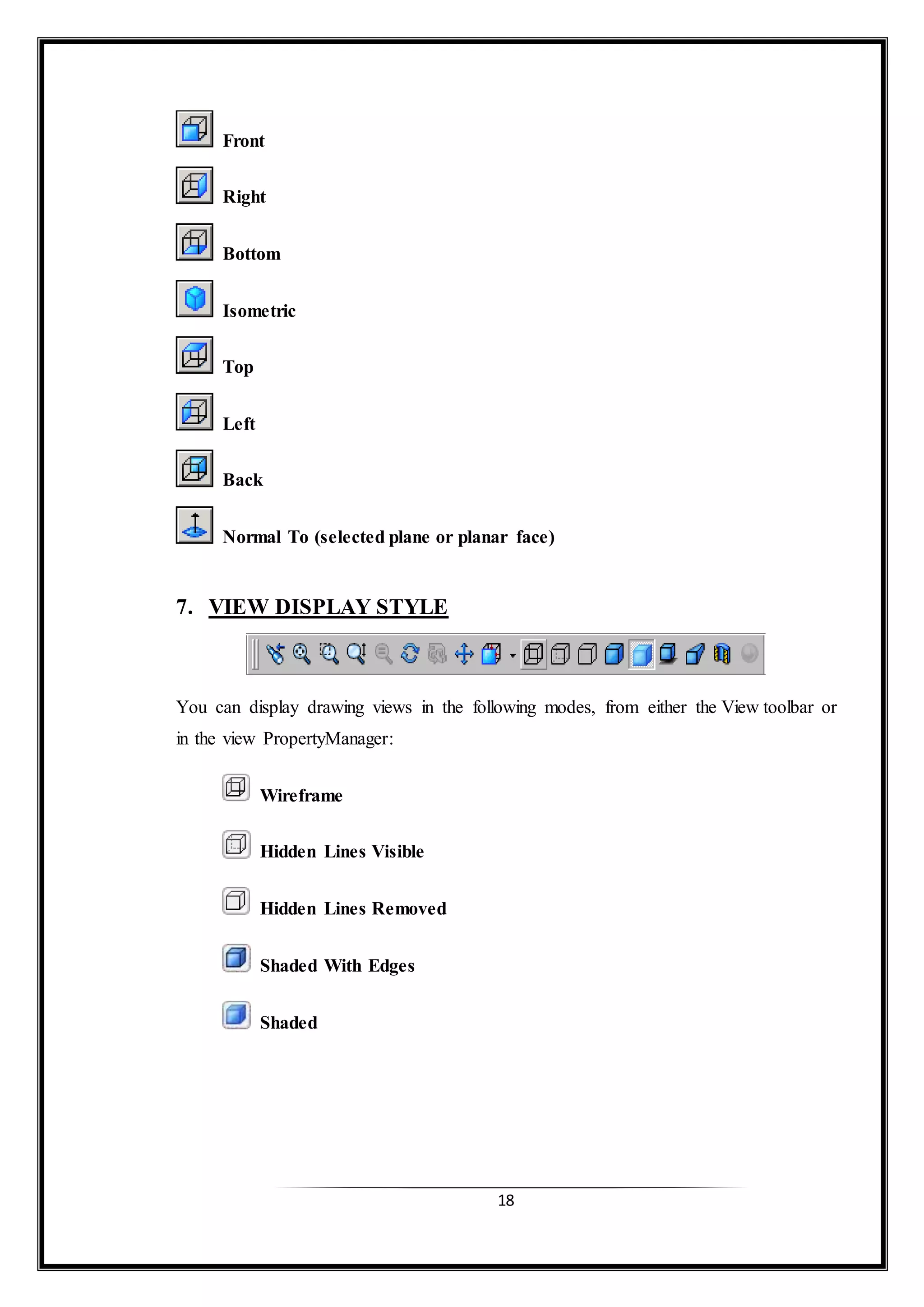 Solidworks training report | DOCX