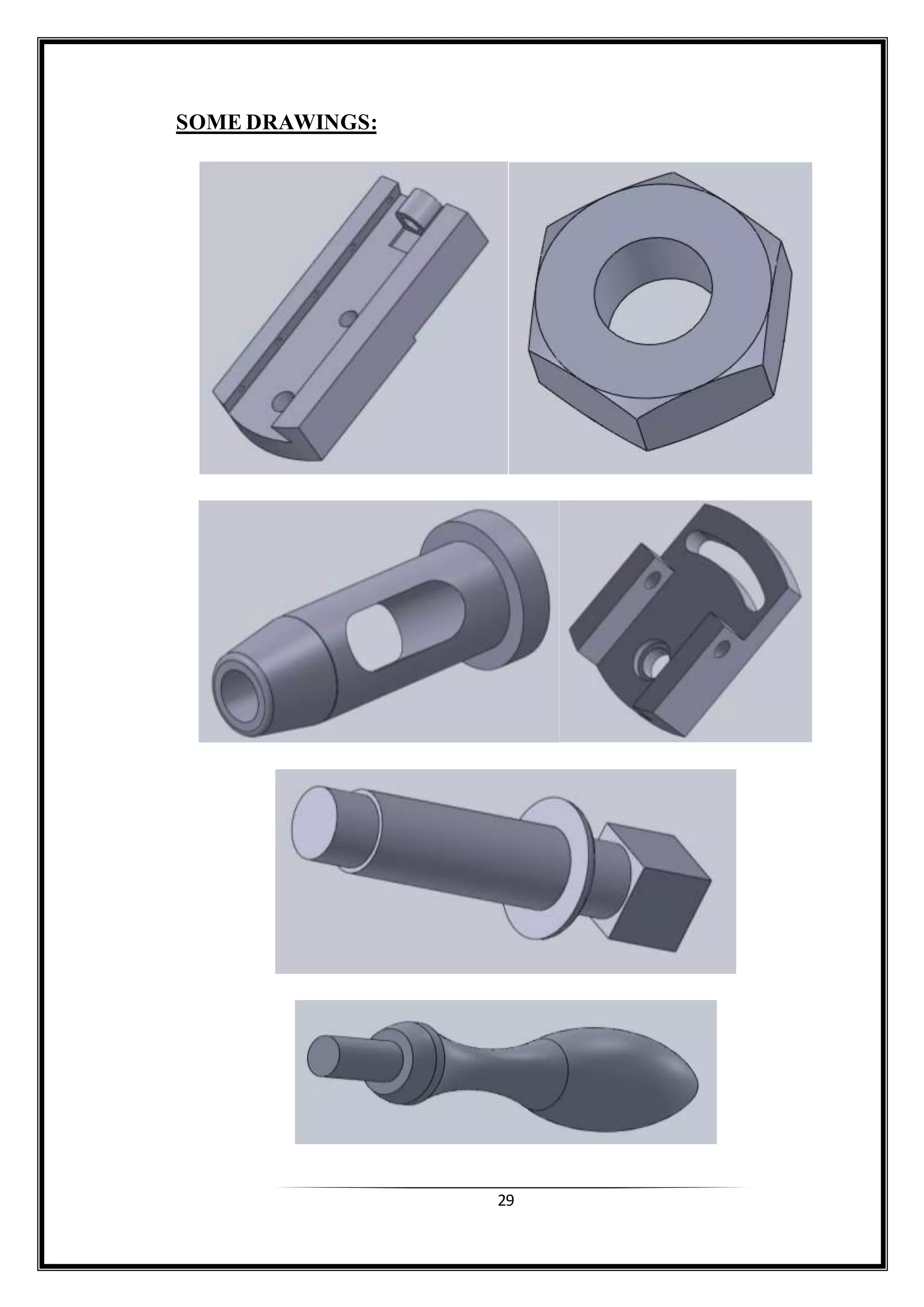 Solidworks training report | DOCX | Graphics Software | Computer ...