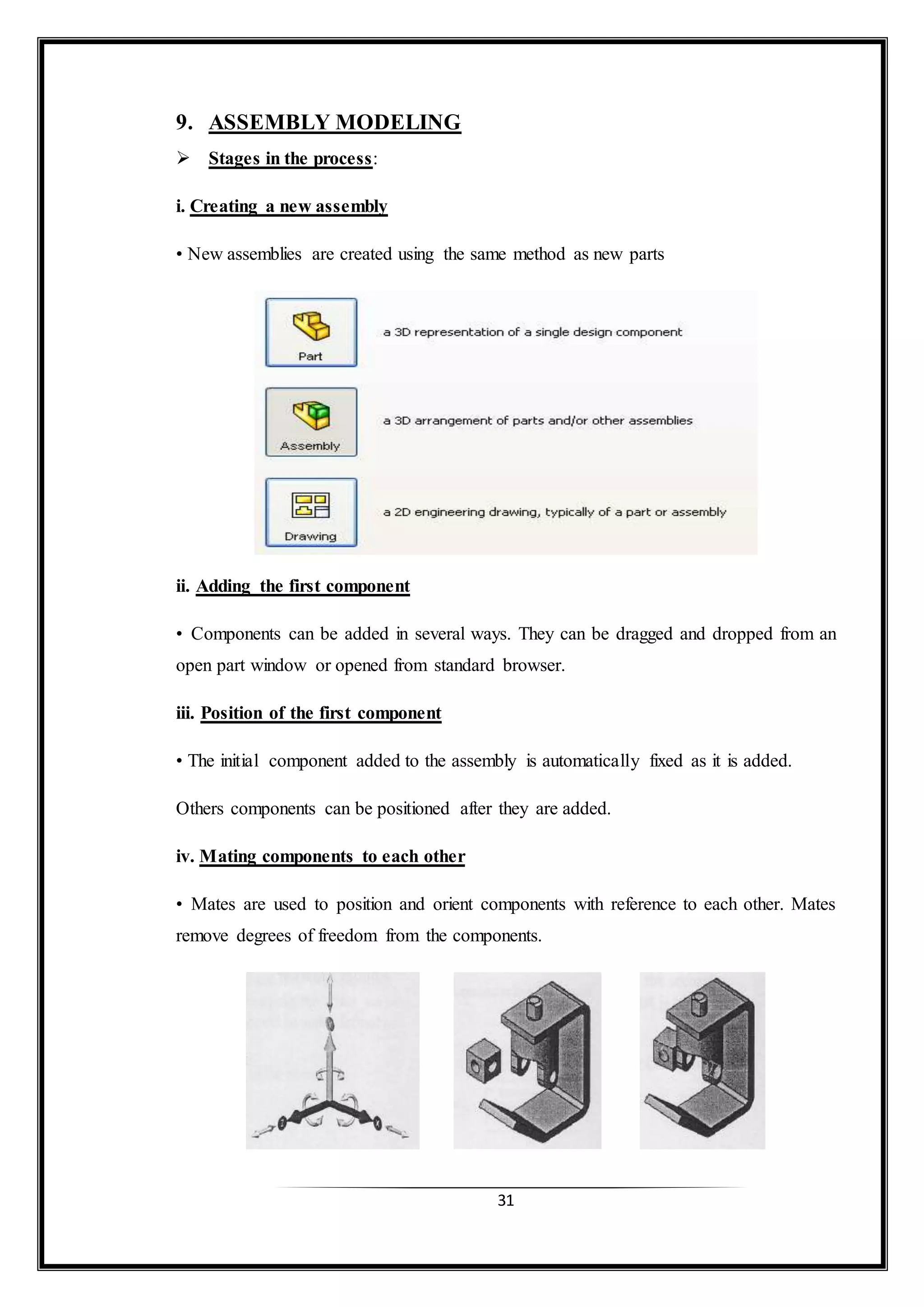 Solidworks training report | DOCX | Graphics Software | Computer ...