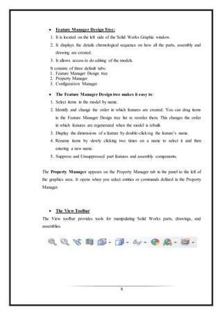 Solidworks training report | DOCX