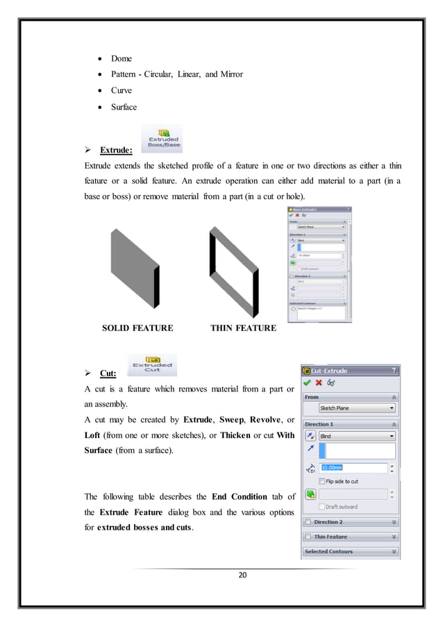Solidworks training report | DOCX | Graphics Software | Computer Software and Applications