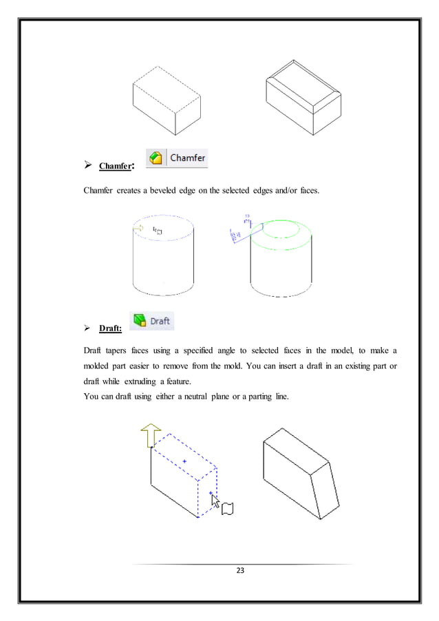 Solidworks training report | DOCX | Graphics Software | Computer ...