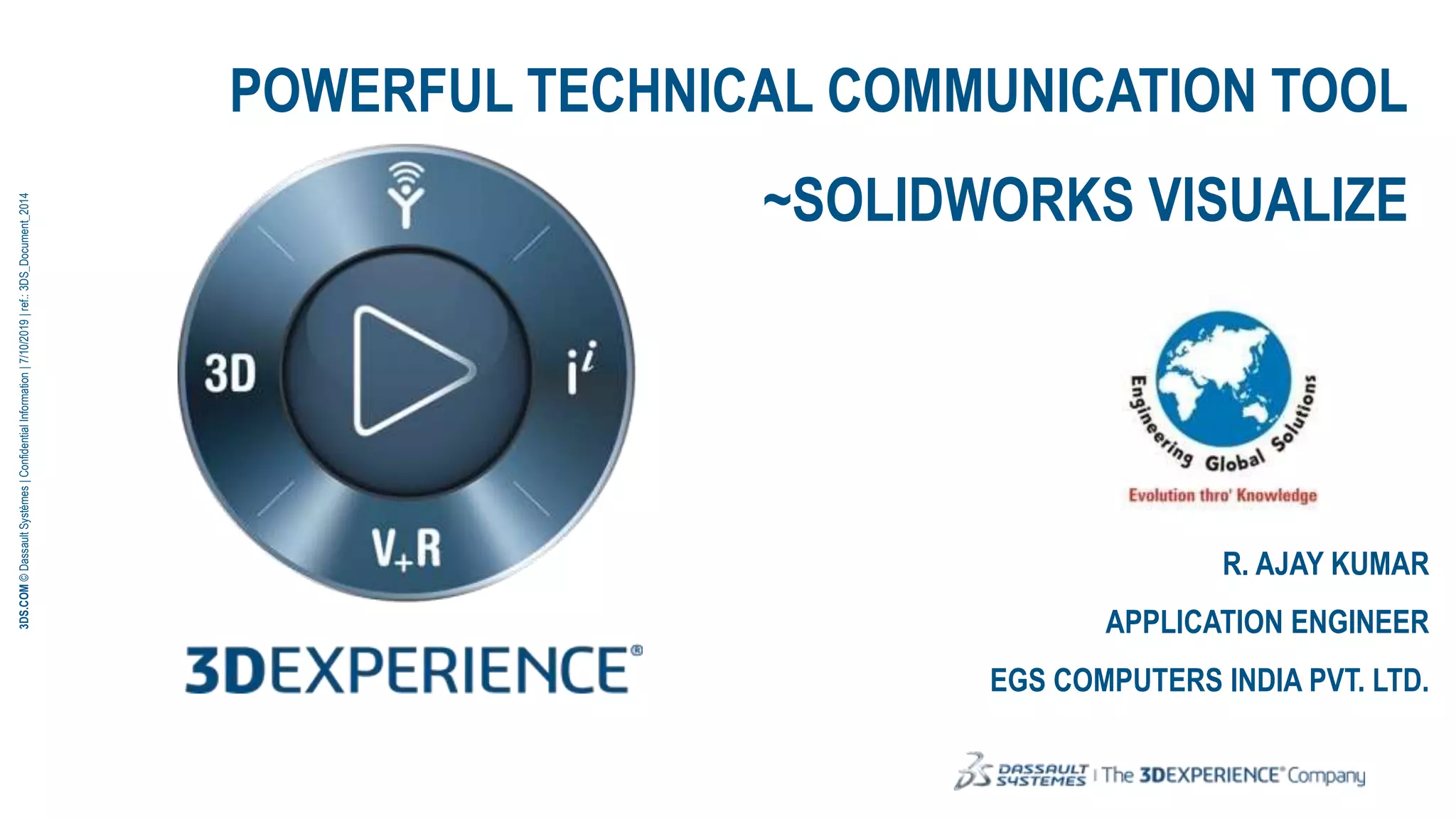 Powerful Technical Communication Tool - SOLIDWORKS Visualize | PPT