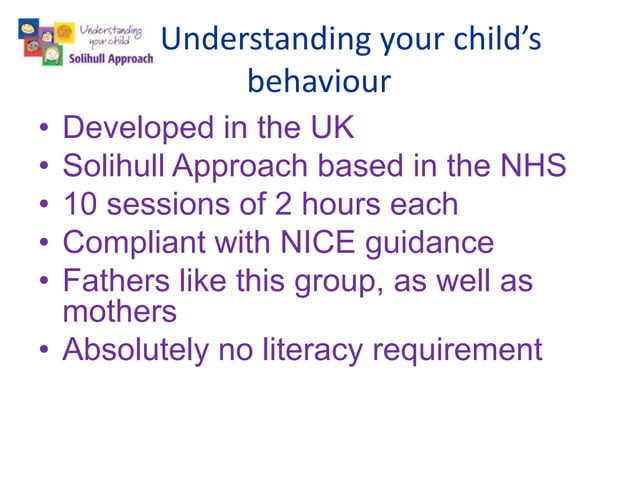 Solihull Approach Panel | PPT