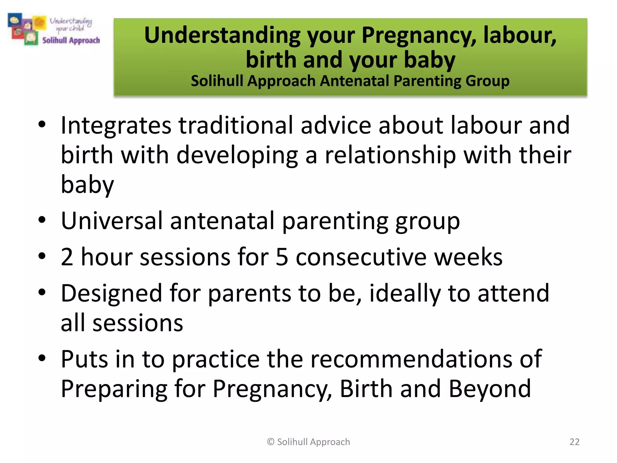 Solihull Approach Workshop | PPTX