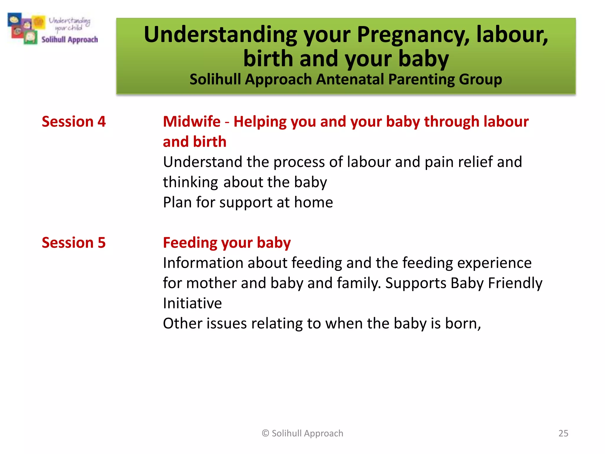 Solihull Approach Workshop | PPTX