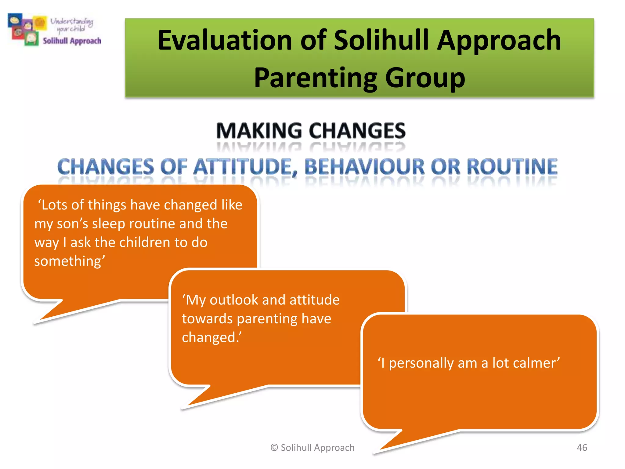 Solihull Approach Workshop | PPTX