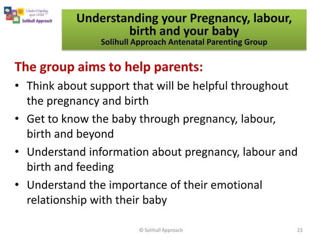 Solihull Approach Workshop | PPTX
