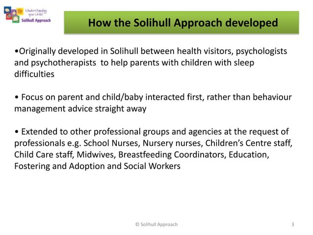 Solihull Approach Workshop | PPTX