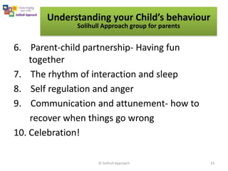 Solihull Approach Workshop | PPTX