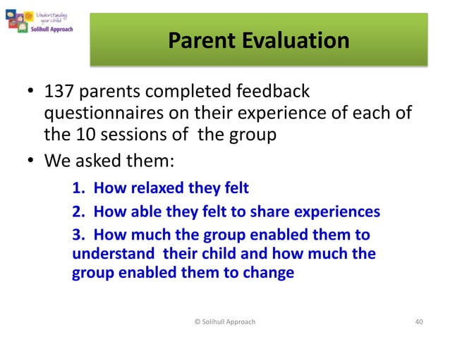 Solihull Approach Workshop | PPTX