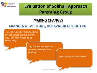 Solihull Approach Workshop | PPTX