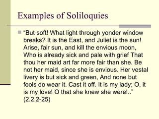 Soliloquy Examples