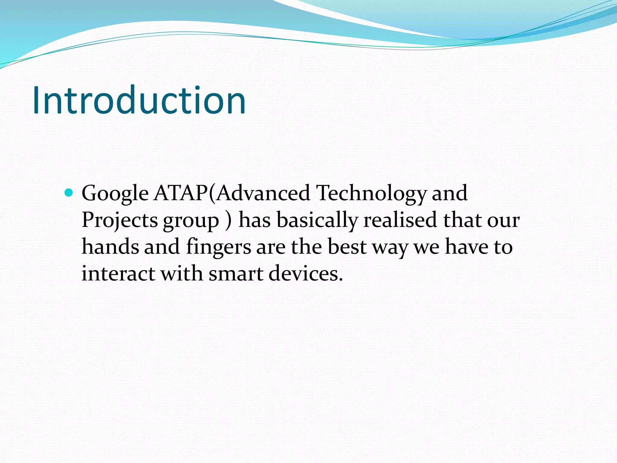 project Soli ppt | PPTX