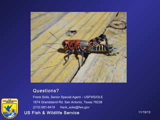 Solis ecn2013 usfws | PPT