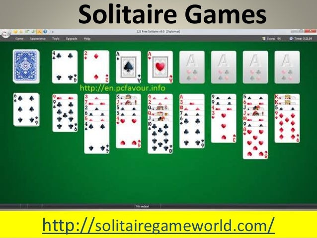 Solitairegameworld provides simple ways to play traditional Solitaire ...