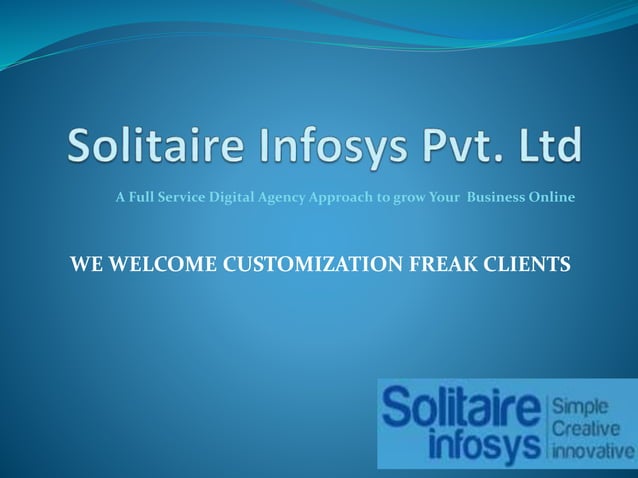 Solitaire Infosys Inc. | Web Development, Marketing Consultant, Web ...