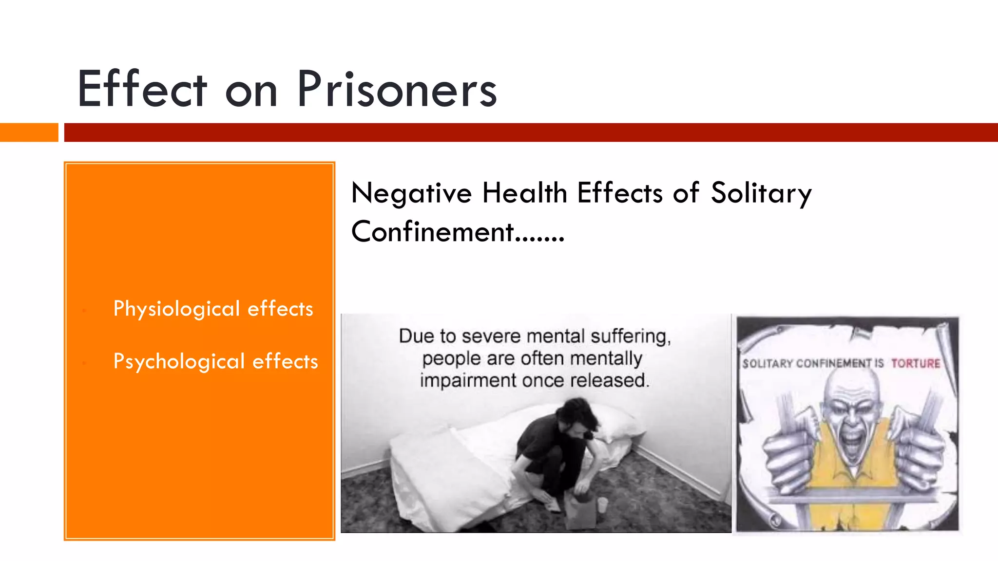 Solitary Confinement, A violation of Human Rights ppt | PDF