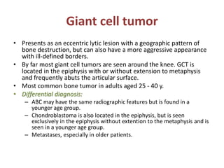 Solitary lytic lesions | PPTX